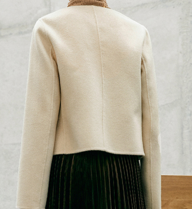Short Women Wool Coat Warm Double Face Wool Coat Jacket/0939 ...